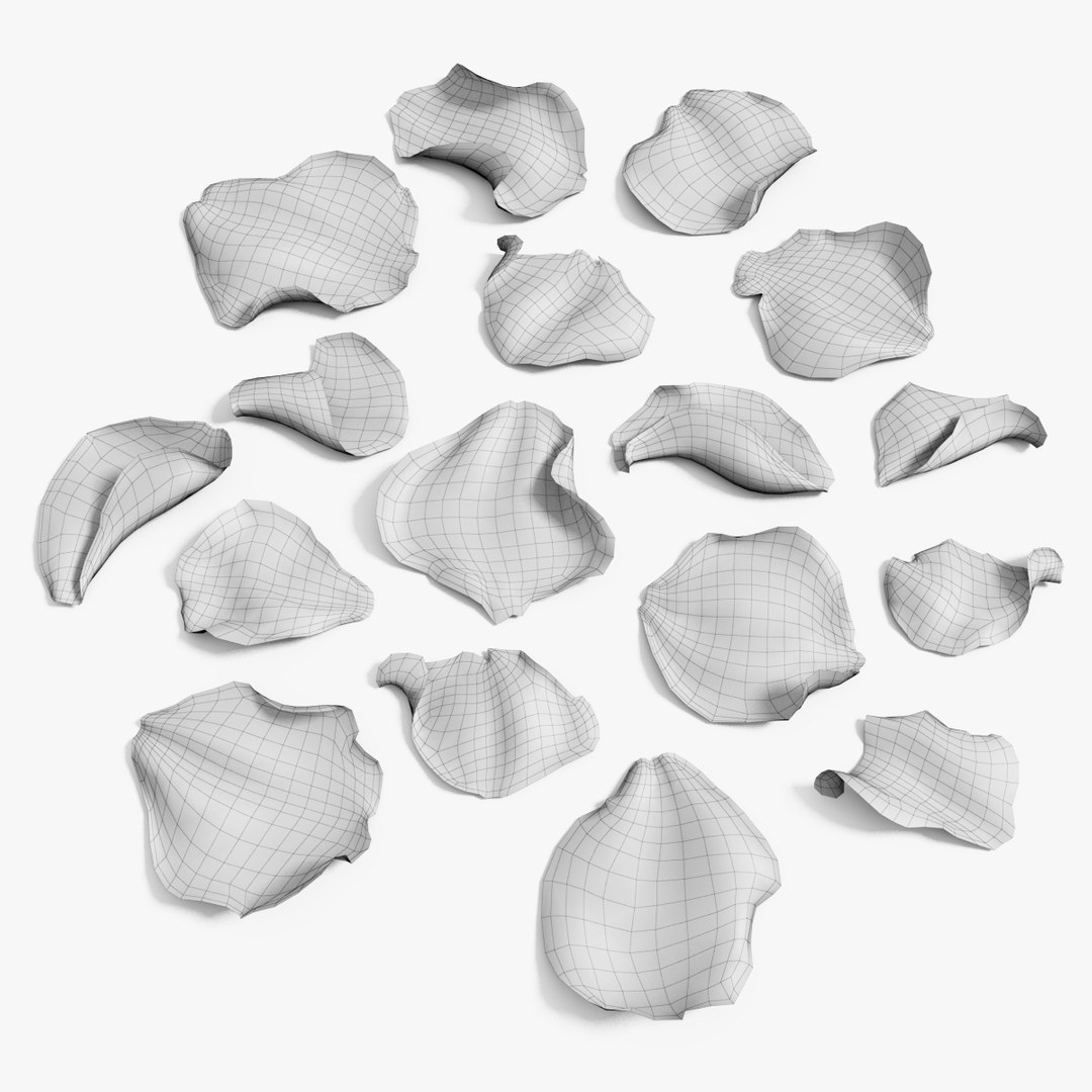 X Realistic Rose Petals