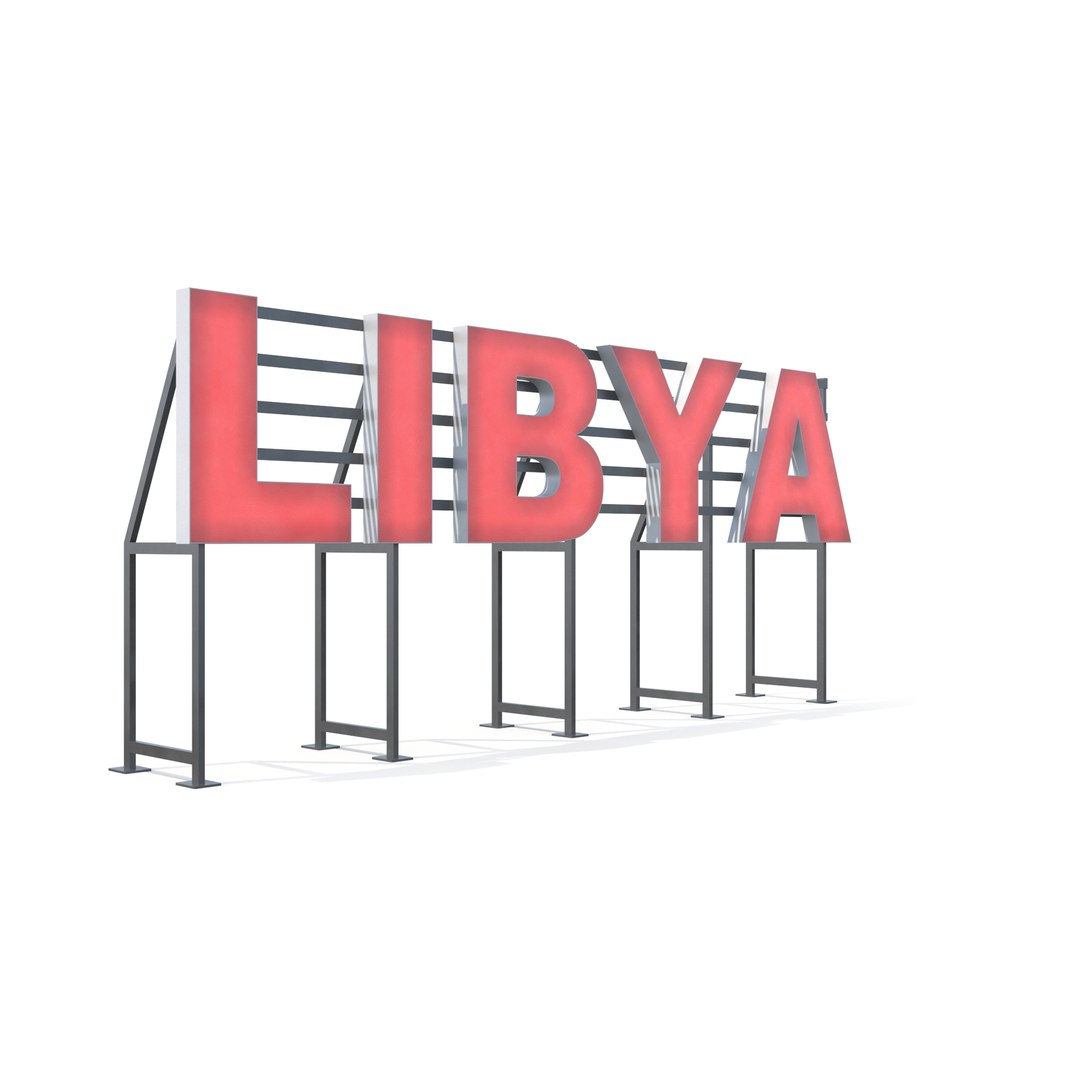 3D Country Sign Libya - TurboSquid 1804928