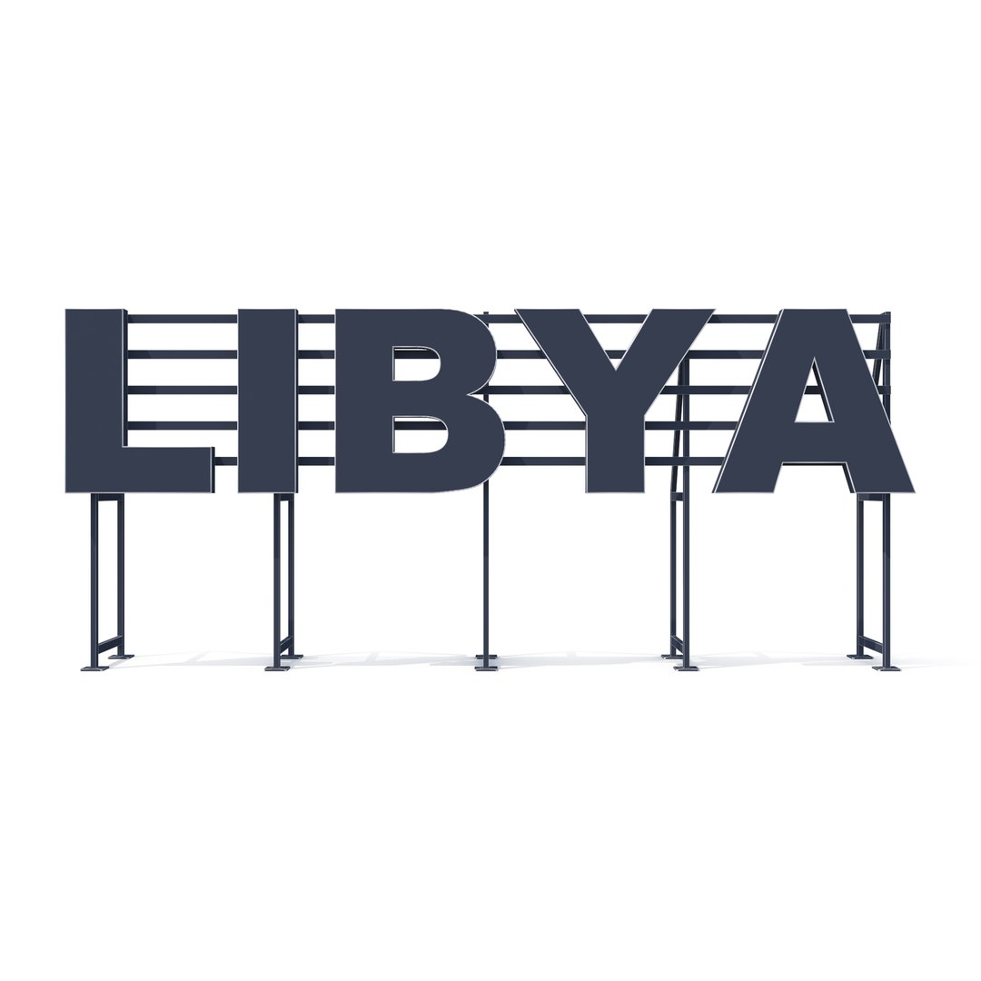 3D Country Sign Libya - TurboSquid 1804928