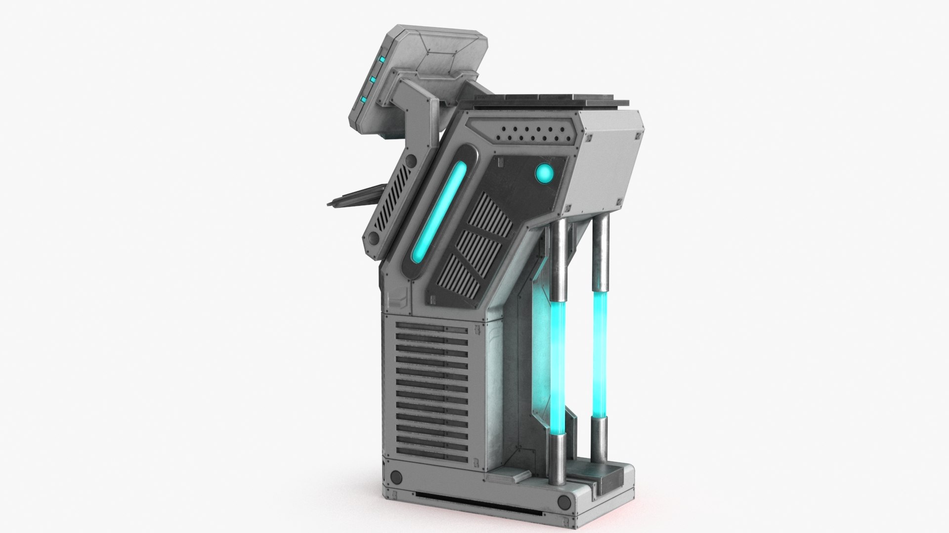 Sci Fi Terminal V1 3D Model - TurboSquid 1981254