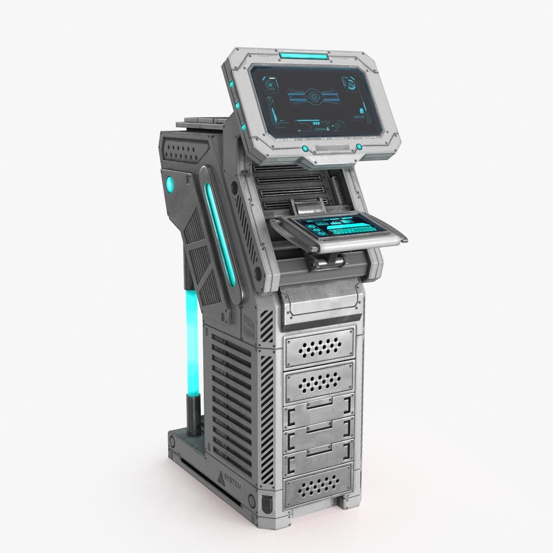 Sci Fi Terminal V1 3D Model - TurboSquid 1981254
