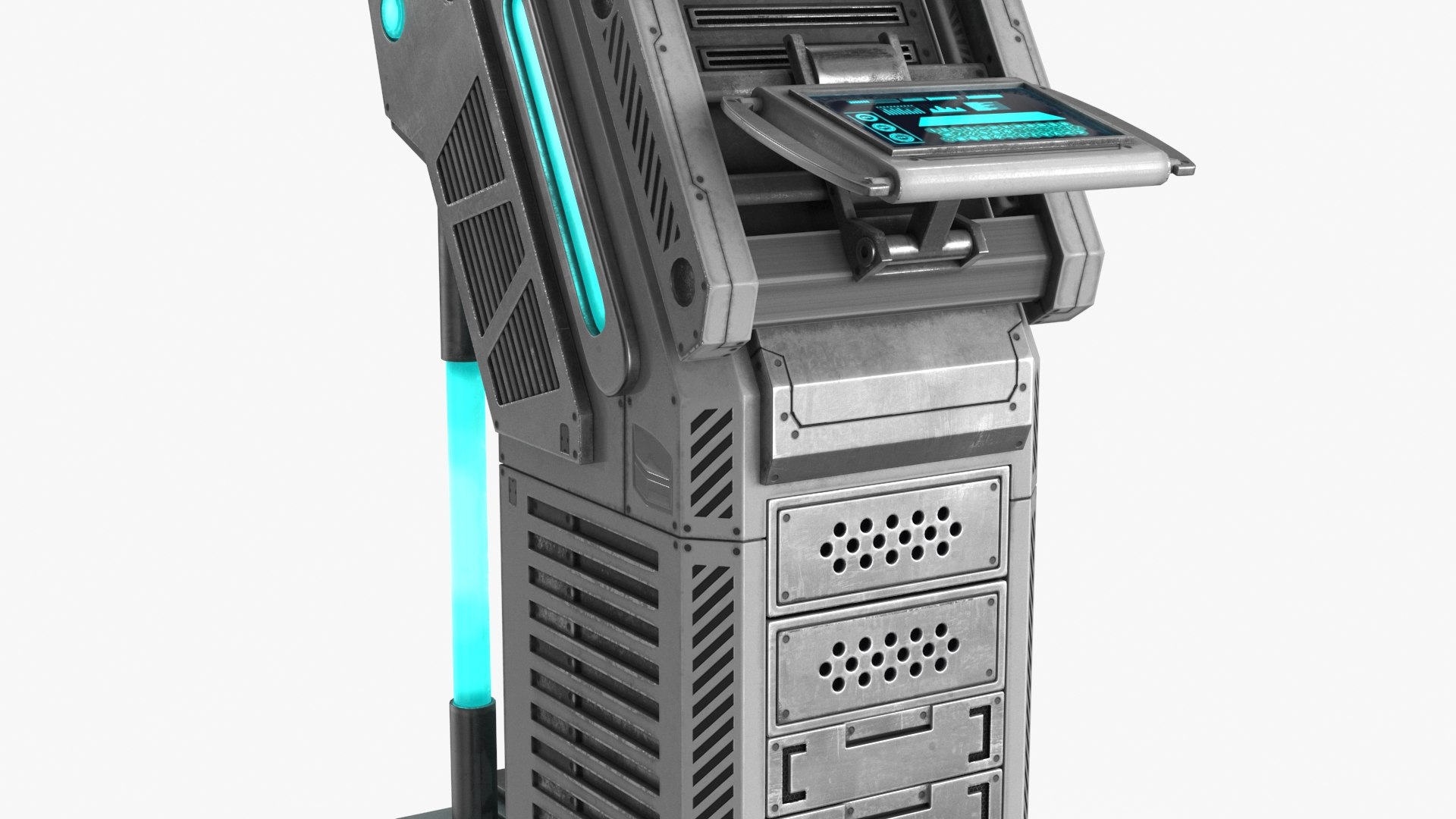 Sci Fi Terminal V1 3D Model - TurboSquid 1981254