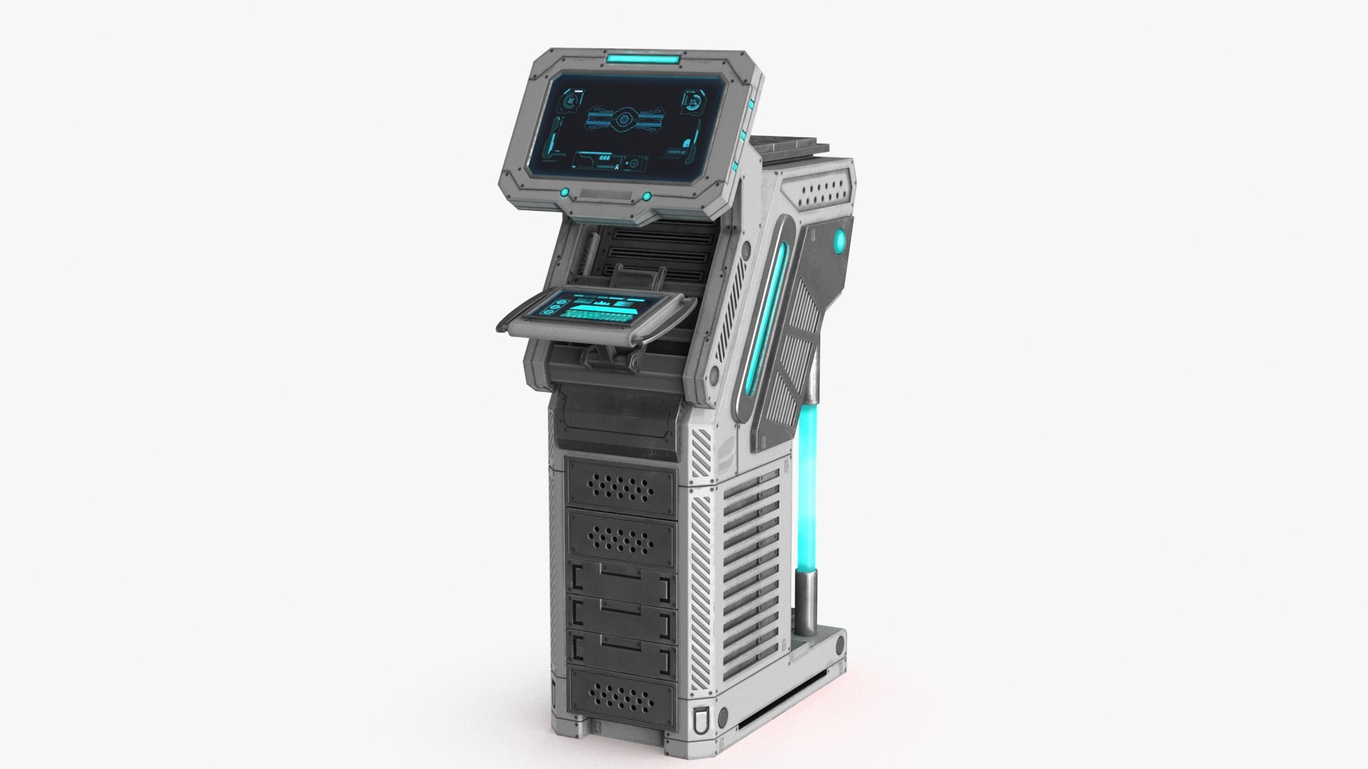 Sci Fi Terminal V1 3D Model - TurboSquid 1981254