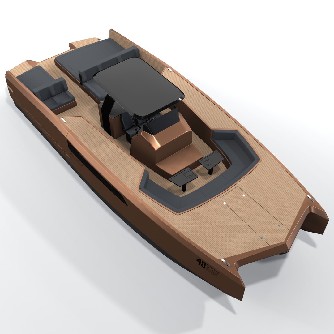modelo 3d 3D Catamaran 40 Open Sunreef Power Diamond - TurboSquid 2046749