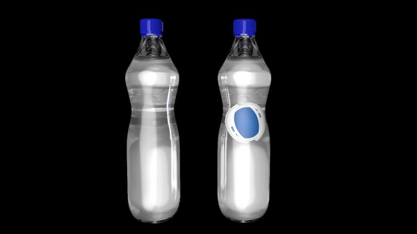 plastic bottle c4d