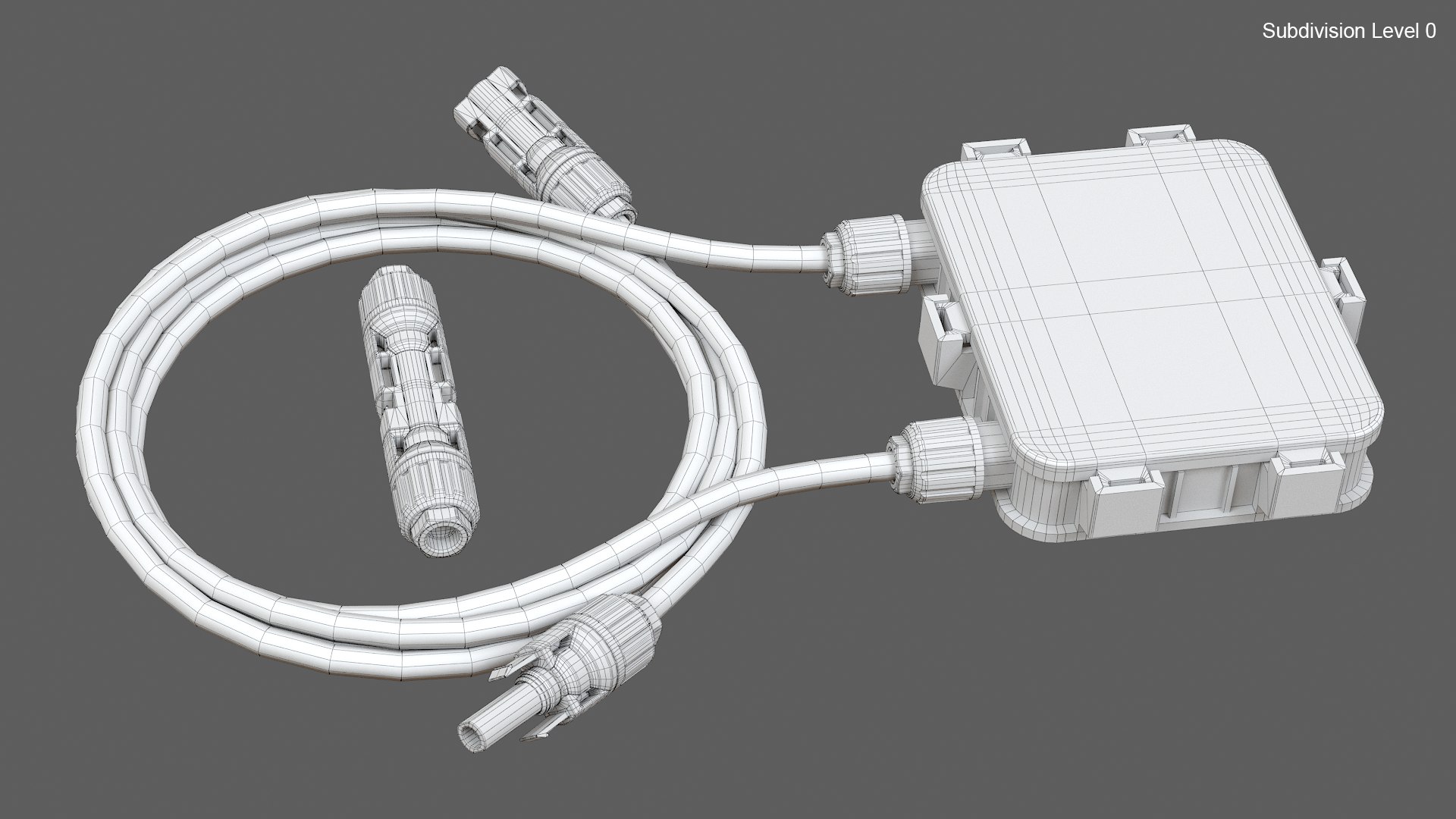 Solar Junction Box 02 3D model - TurboSquid 2047598