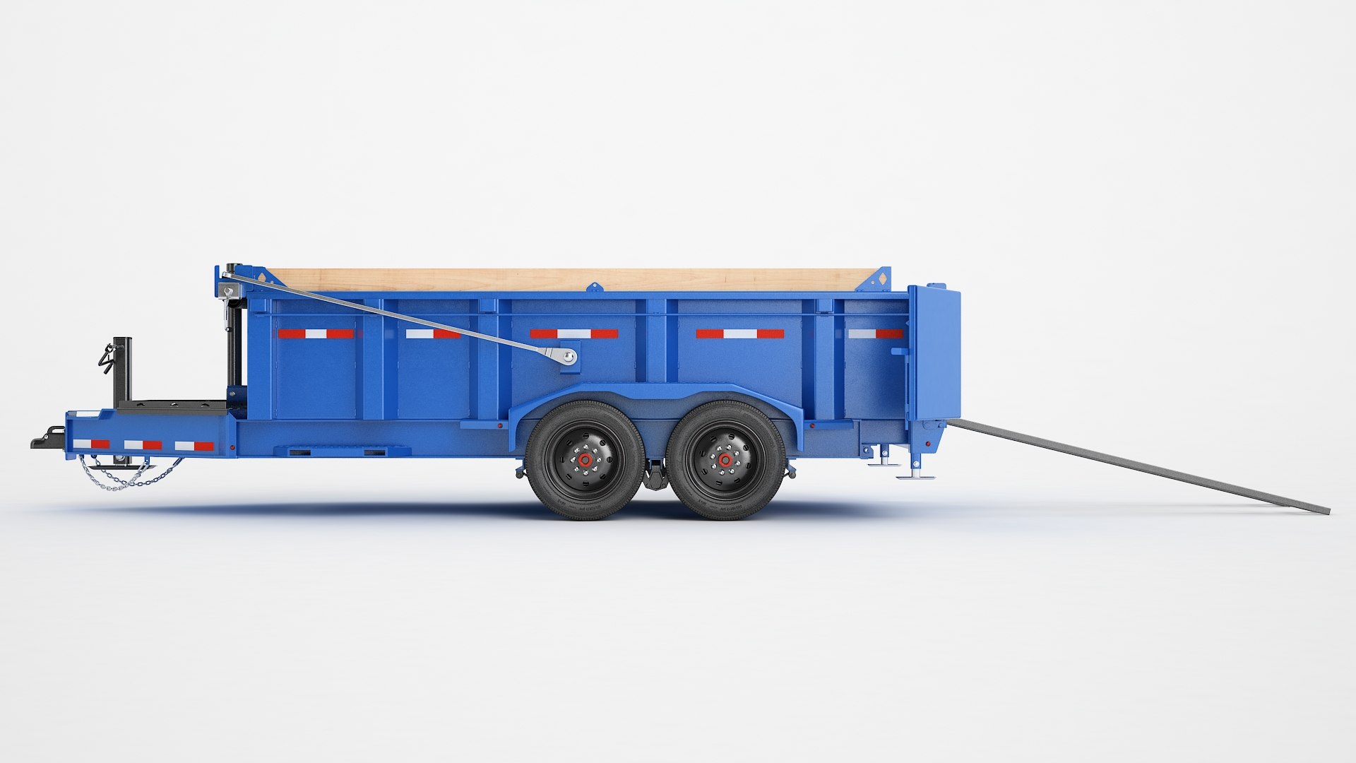 3D Dump Trailer Open 01 - TurboSquid 2229543