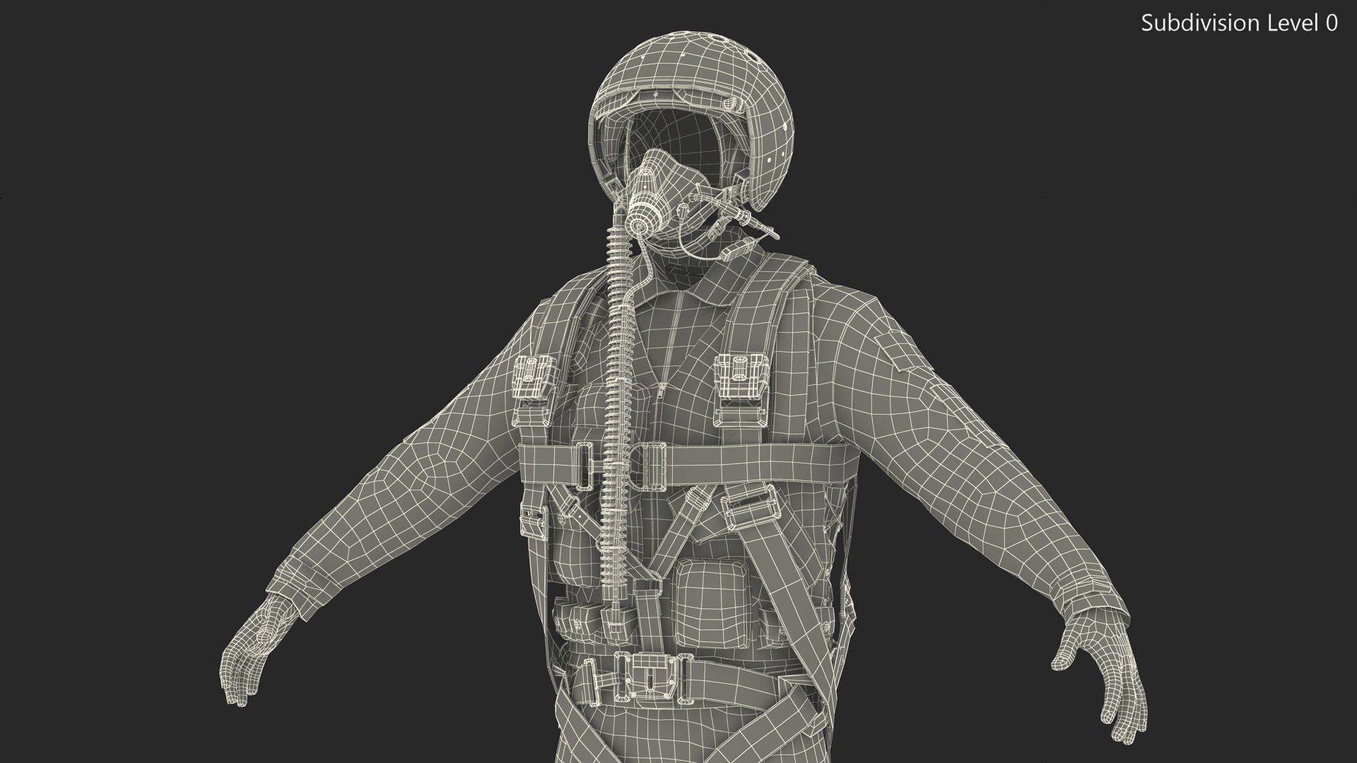 3D Russian Fighter Jet Pilot Uniform Model - TurboSquid 2388757