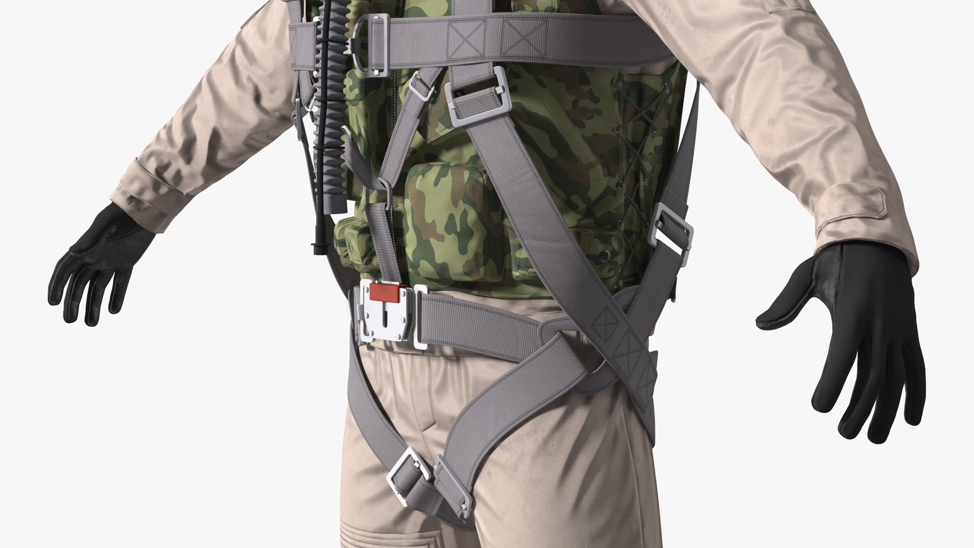 3D Russian Fighter Jet Pilot Uniform Model - TurboSquid 2388757