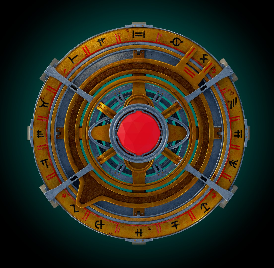 Fantasy Compass 3D Model - TurboSquid 1781310