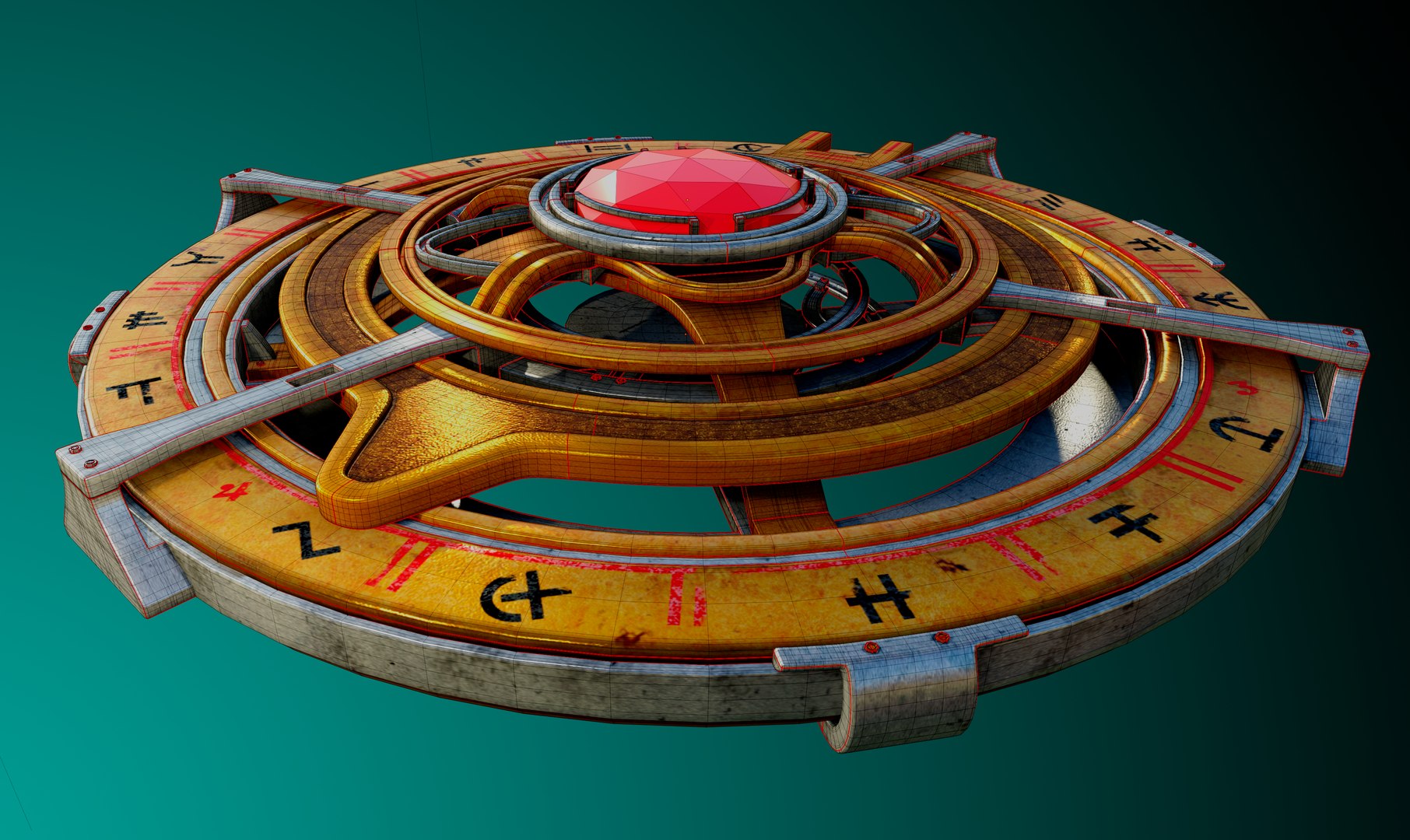 Fantasy Compass 3D Model - TurboSquid 1781310