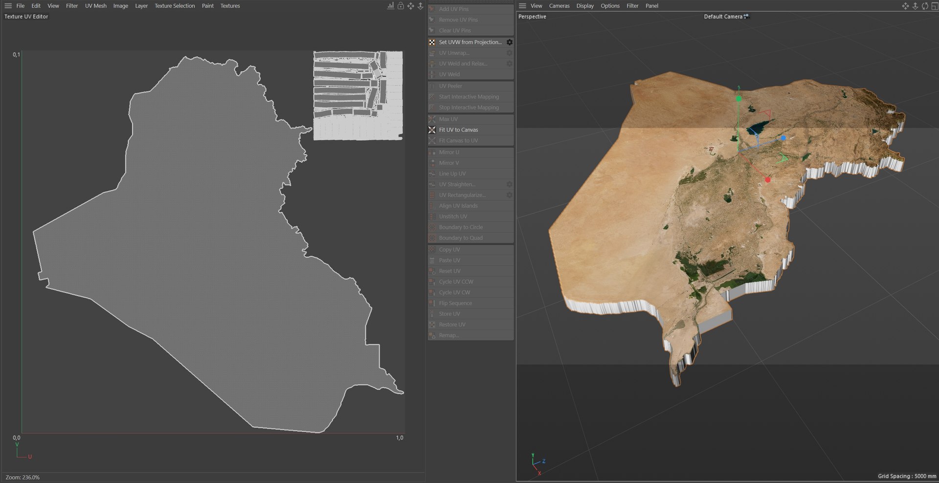 3D Model Iraq Terrain Map - TurboSquid 2336182