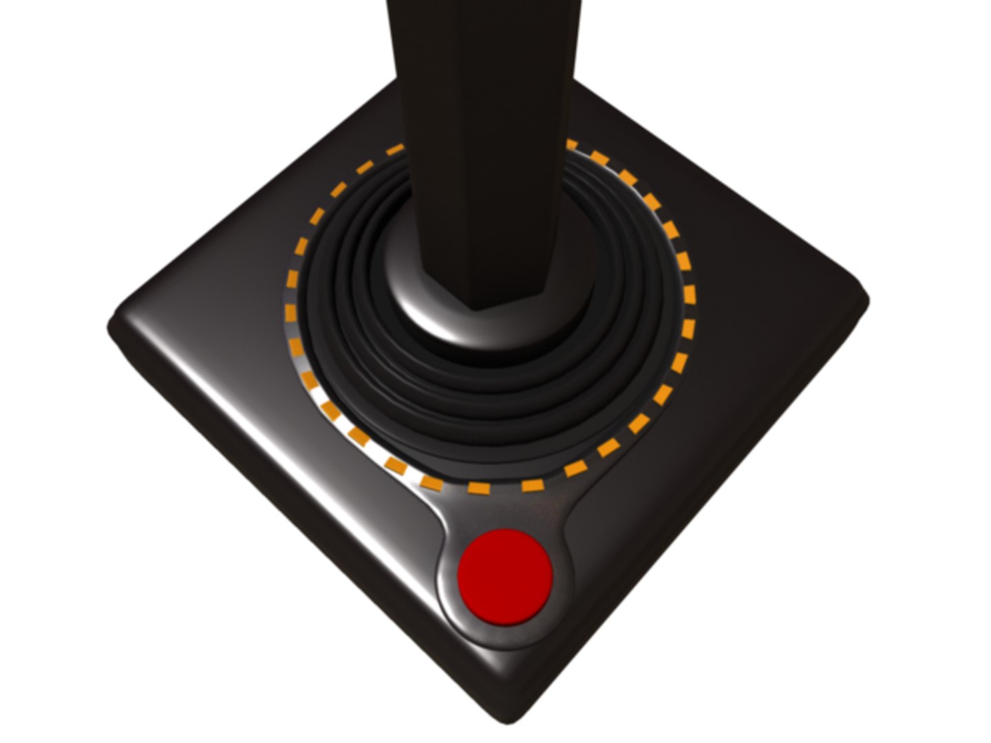 Atari Controller 3d Model
