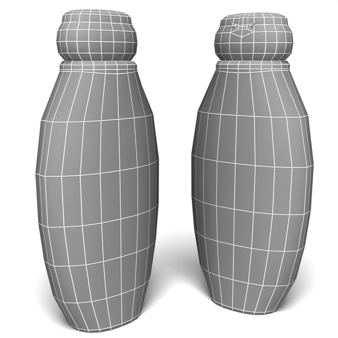 Shampoo Bottle 3d Model