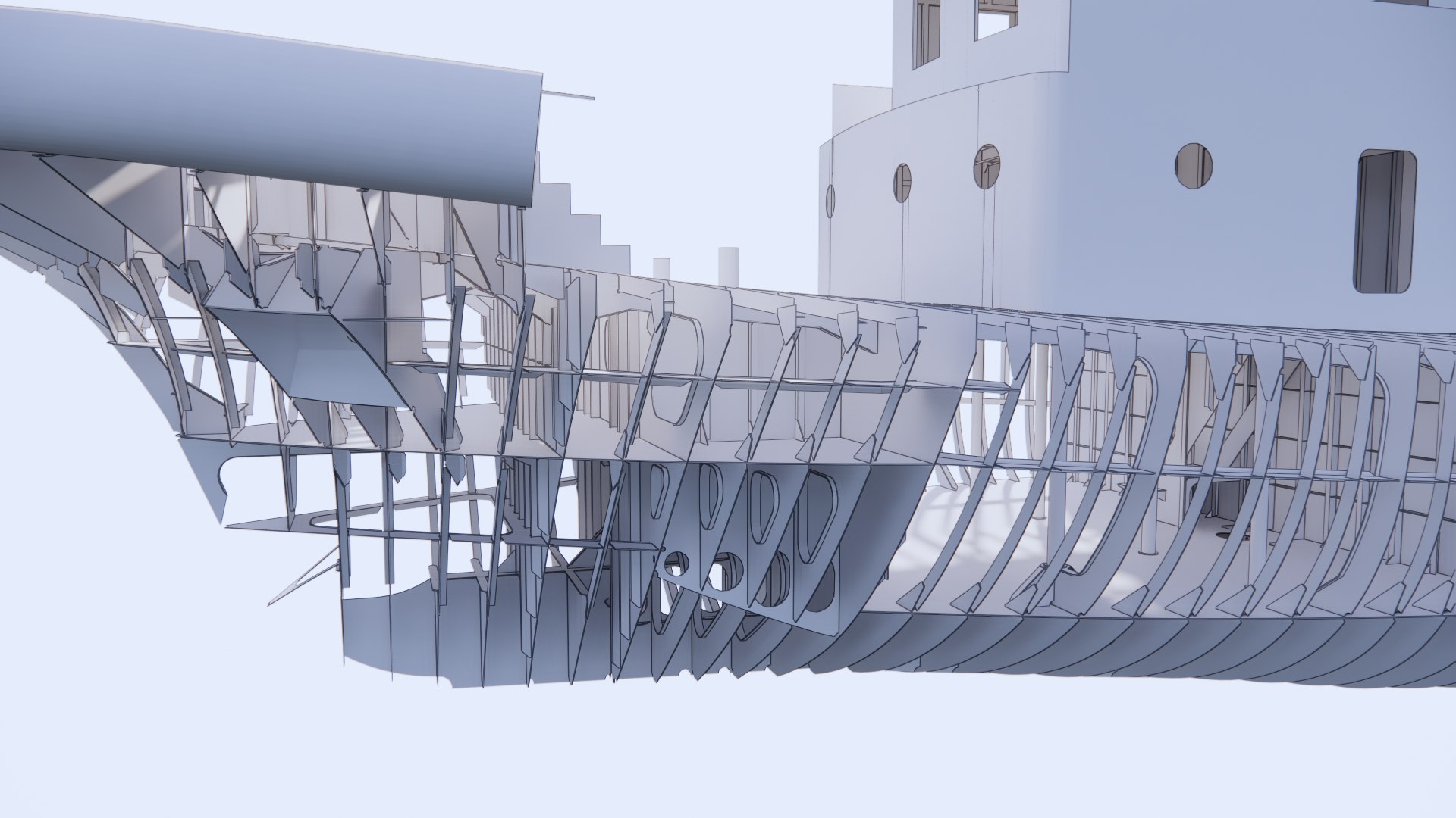 Tug Boat 50 Tons Structure 3D Model - TurboSquid 1798622