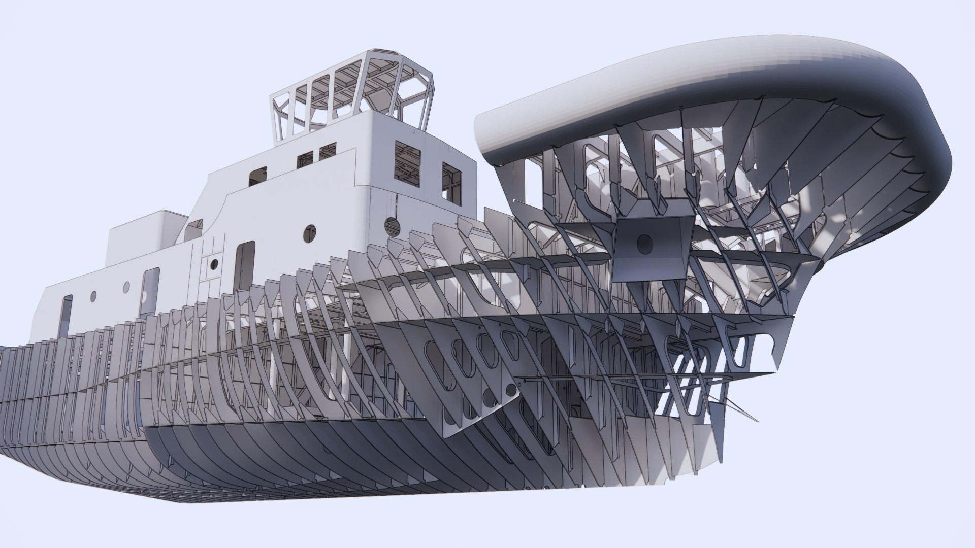 Tug Boat 50 Tons Structure 3D Model - TurboSquid 1798622