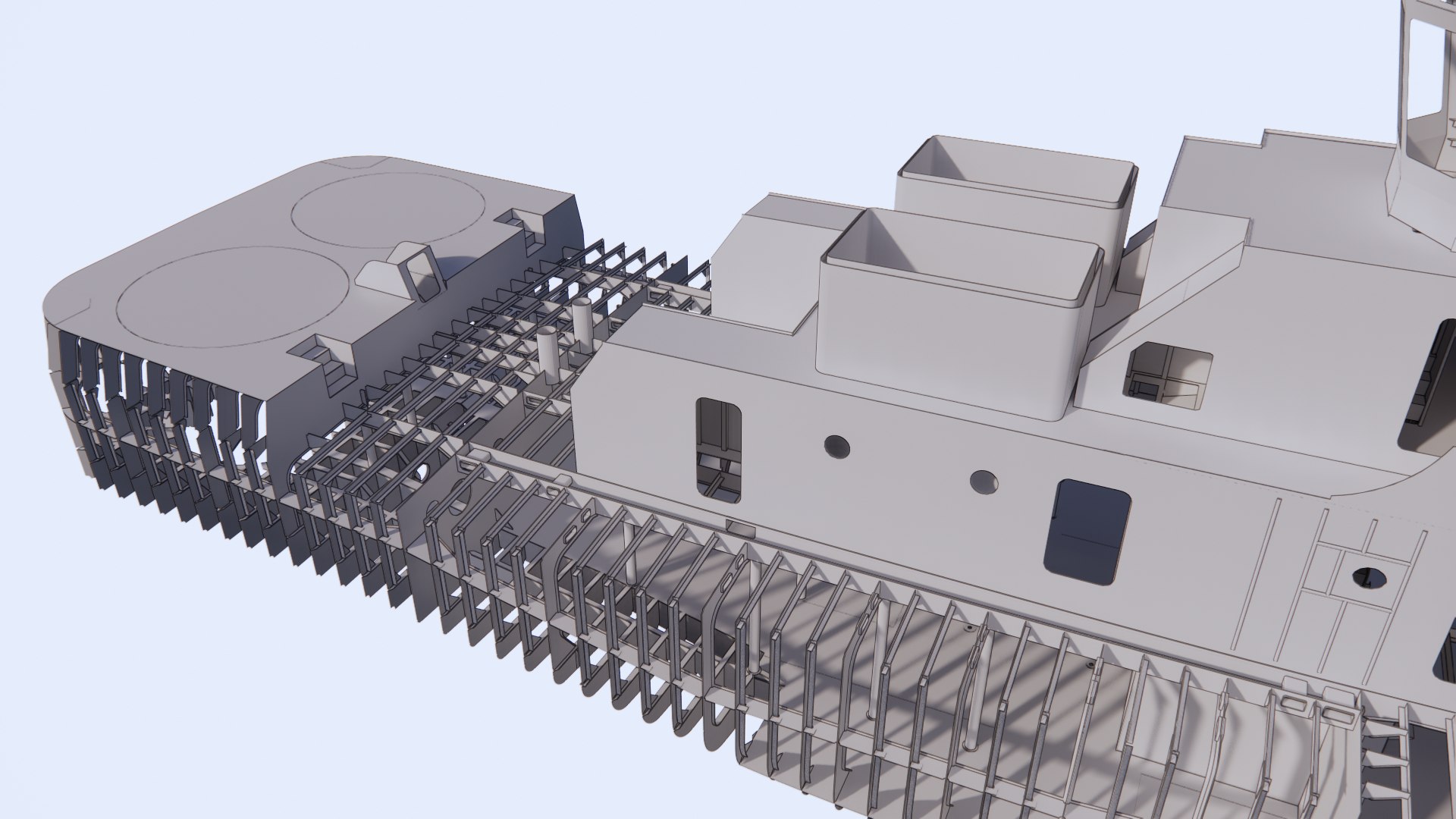 Tug Boat 50 Tons Structure 3D Model - TurboSquid 1798622