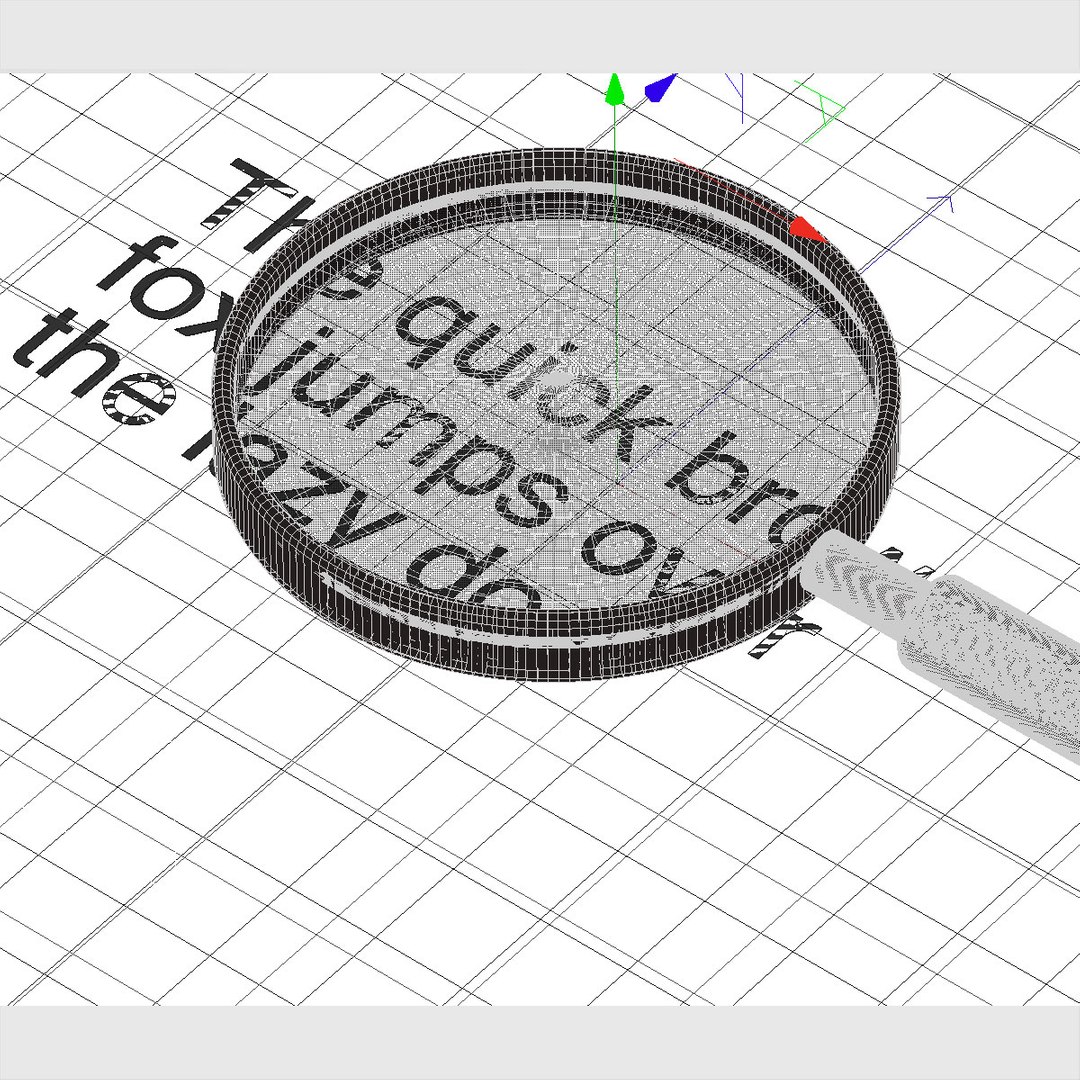 3D Model Magnifying Glass - TurboSquid 1272333
