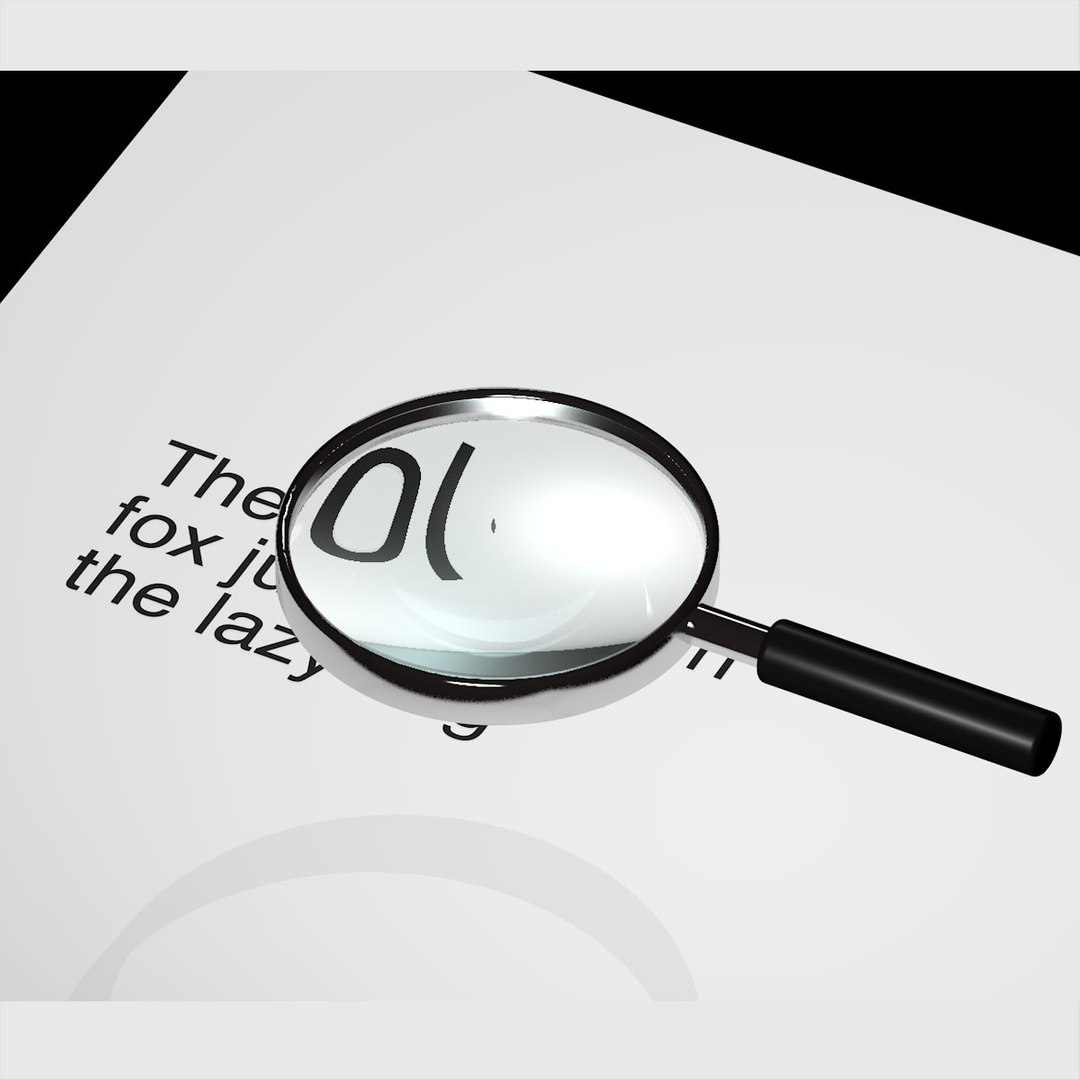3D Model Magnifying Glass - TurboSquid 1272333