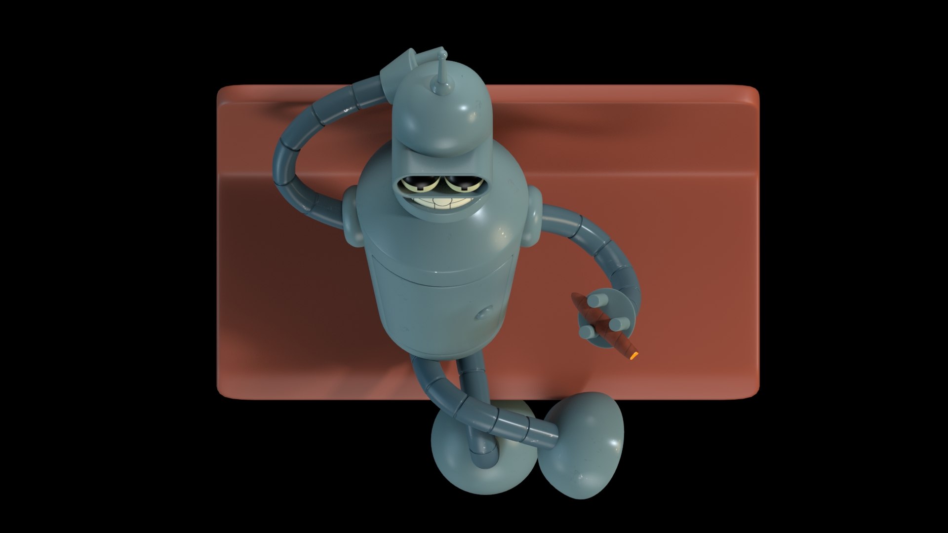 3D Bender Futurama Model - TurboSquid 1734710