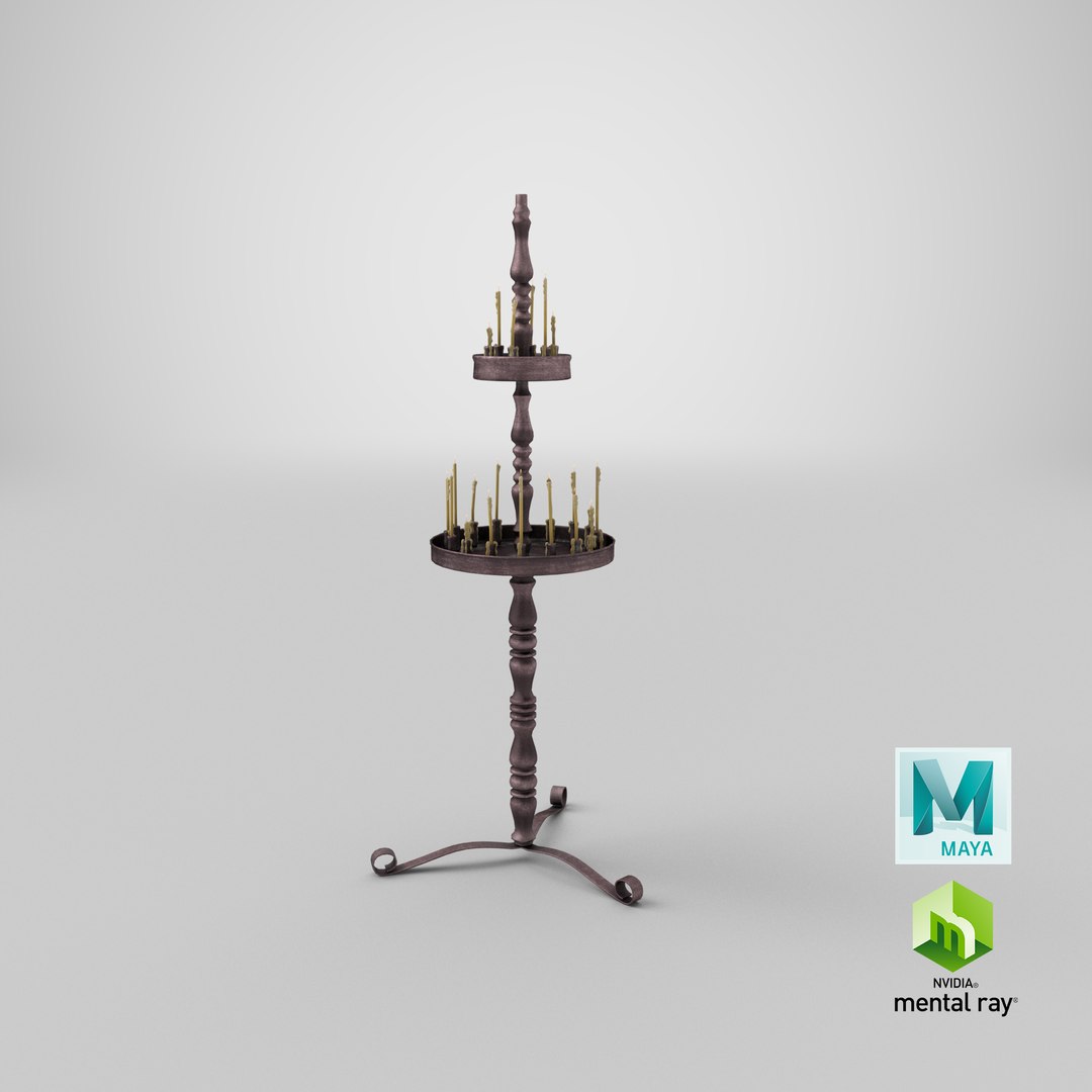 3D Candlestick 01(1) - TurboSquid 1828916