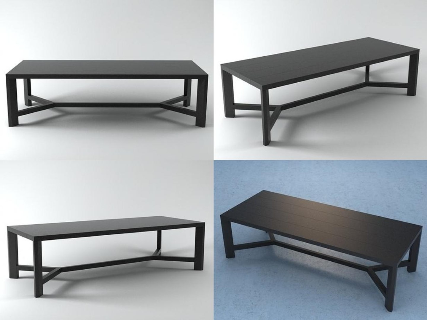 Zeus table 270 3D model - TurboSquid 1188662