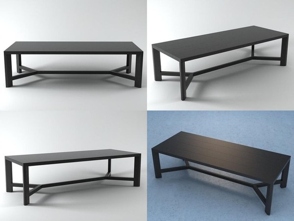 Zeus table 270 3D model - TurboSquid 1188662