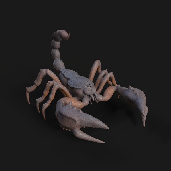 modelo 3d Modelo 3D de Scorpion Animation and Texture Pack - TurboSquid ...