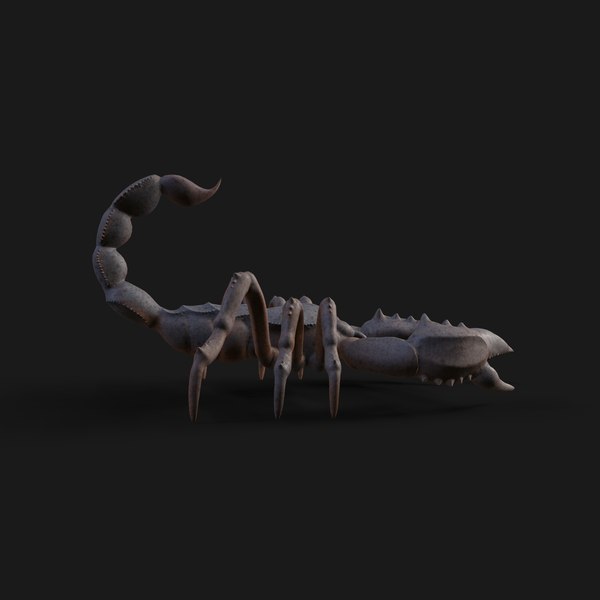 modelo 3d Modelo 3D de Scorpion Animation and Texture Pack - TurboSquid ...