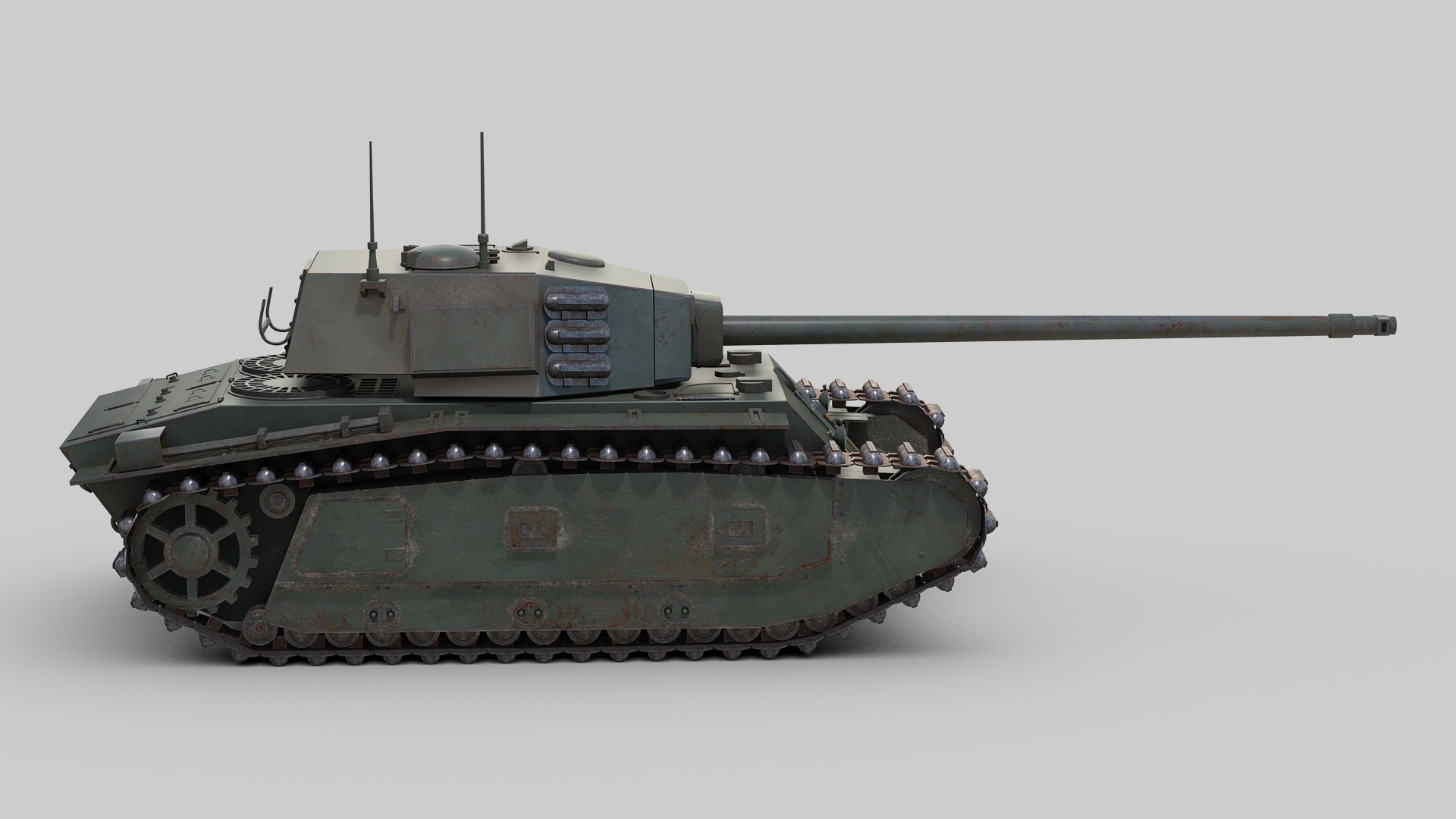 ARL 44 Heavy Tank 3D Model - TurboSquid 1715492