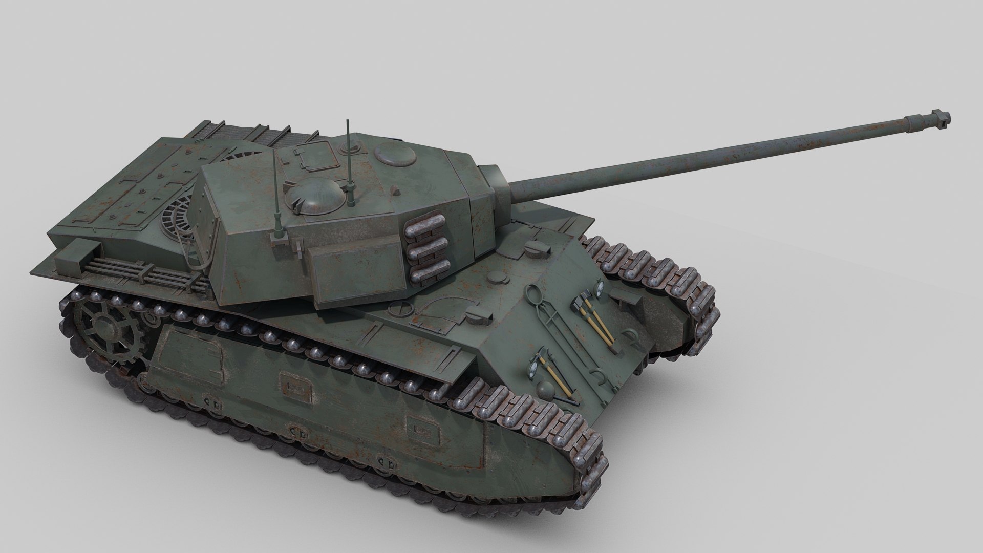 ARL 44 Heavy Tank 3D Model - TurboSquid 1715492