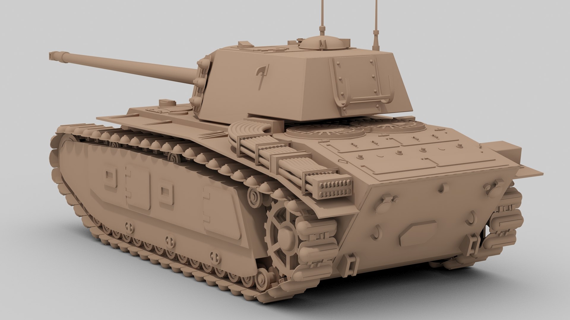 ARL 44 Heavy Tank 3D Model - TurboSquid 1715492