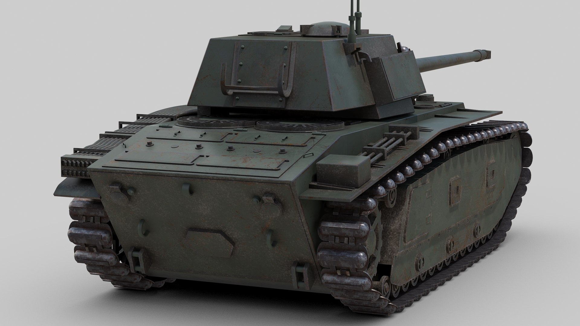 ARL 44 Heavy Tank 3D Model - TurboSquid 1715492