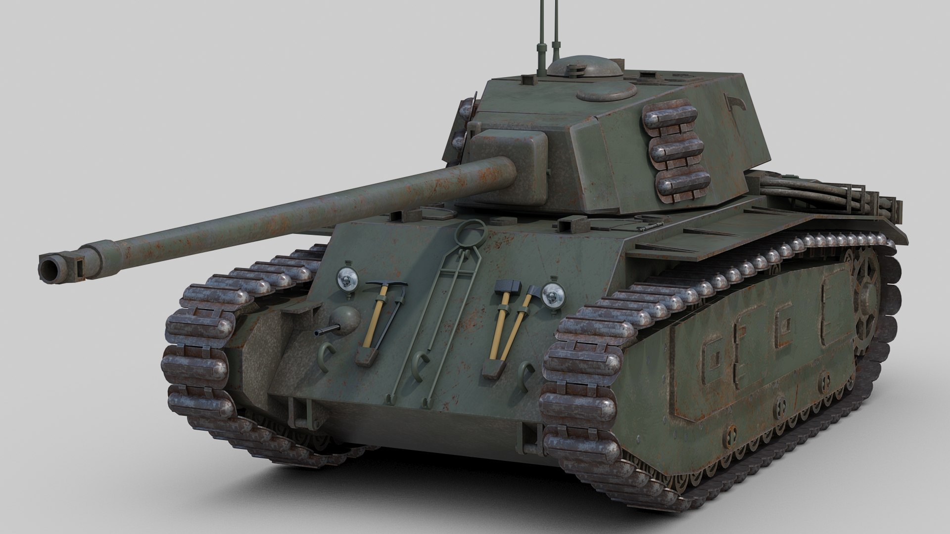 ARL 44 Heavy Tank 3D Model - TurboSquid 1715492