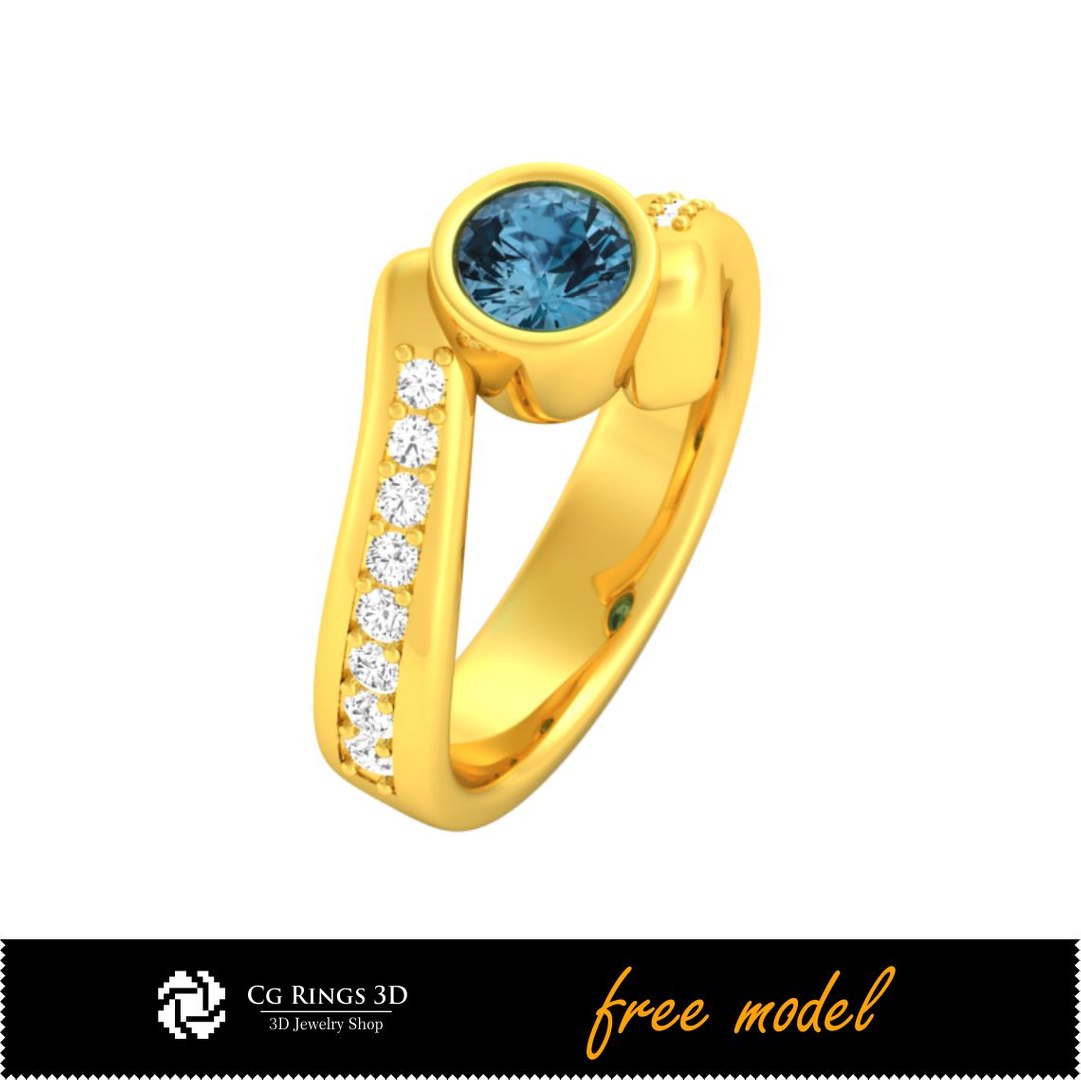 Free ring cad fre 3D model - TurboSquid 1213165