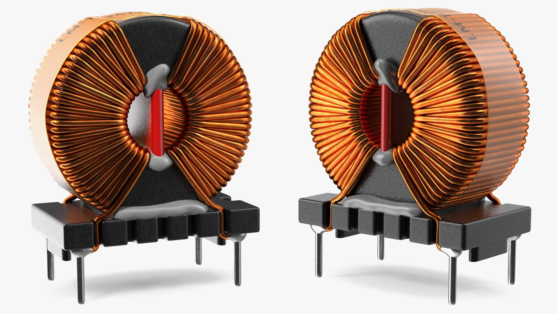 3D Common Mode Choke Filter Model - TurboSquid 1664959
