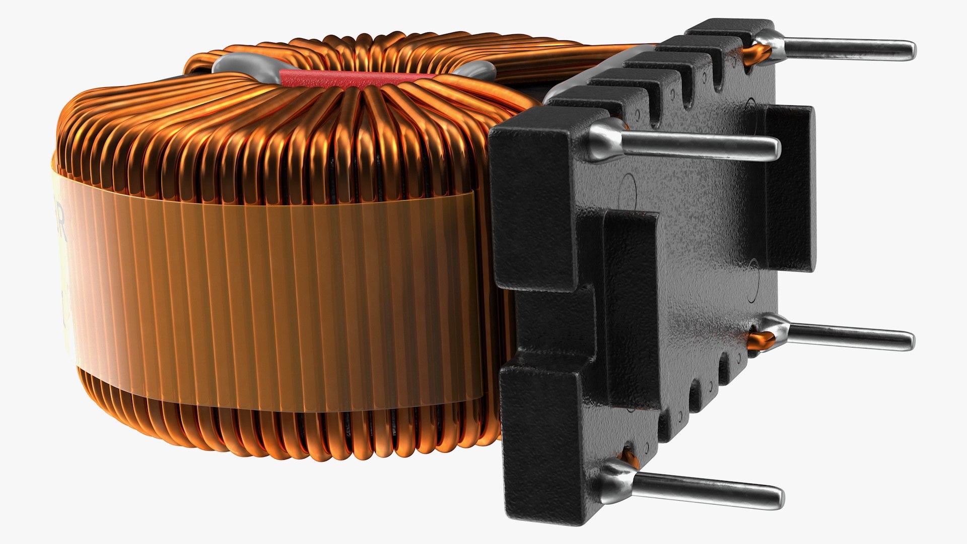 3D Common Mode Choke Filter Model - TurboSquid 1664959