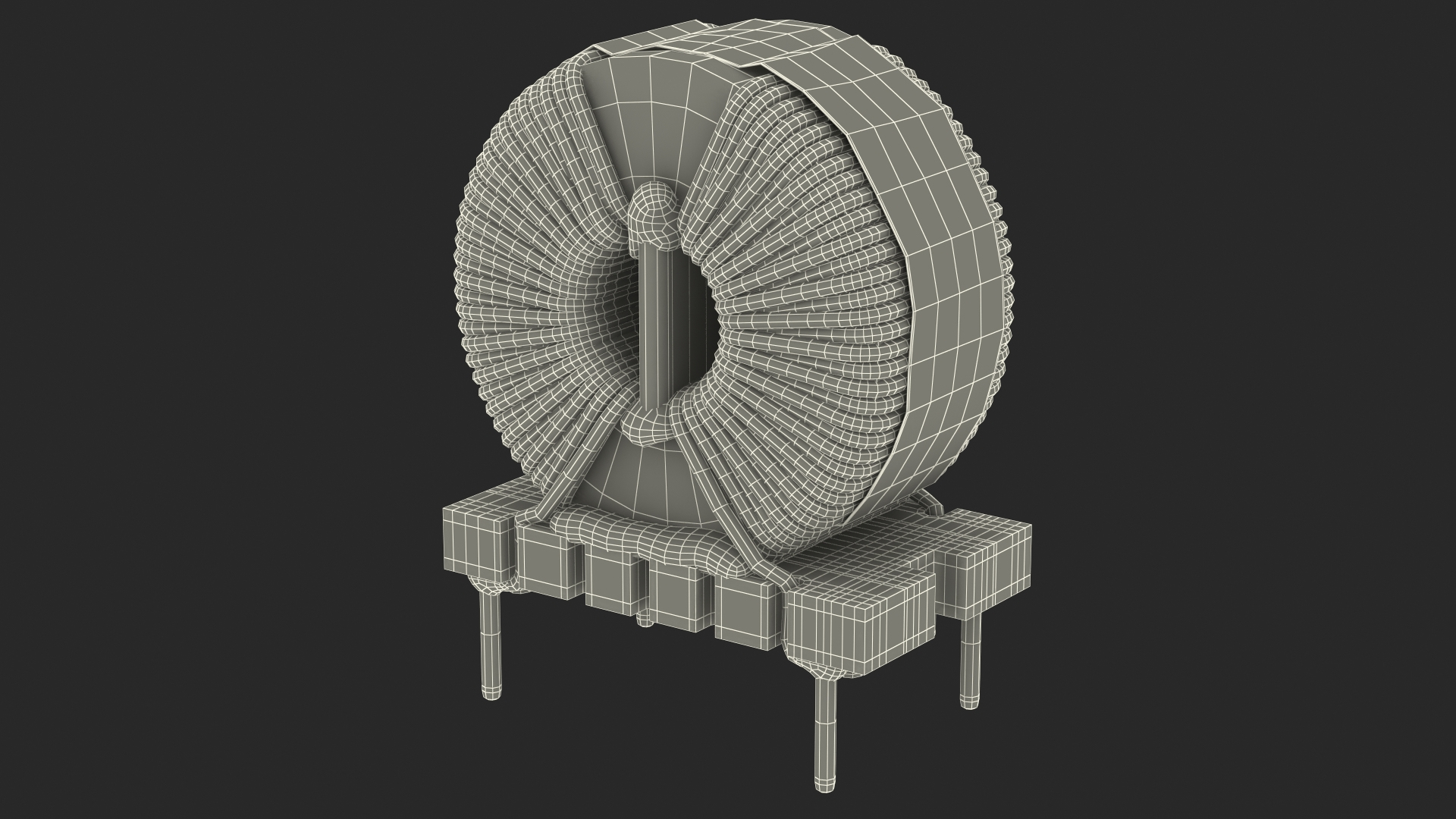 3D Common Mode Choke Filter Model - TurboSquid 1664959