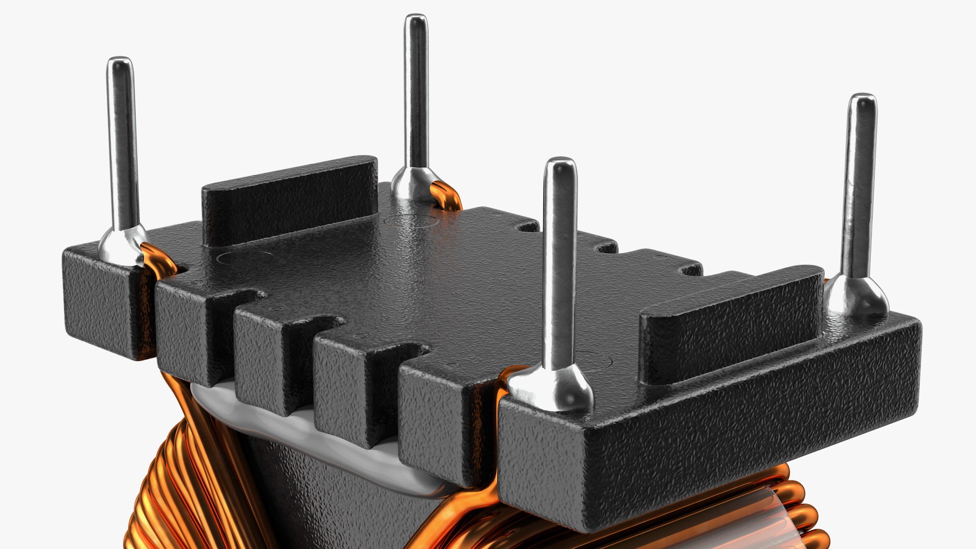 3D Common Mode Choke Filter Model - TurboSquid 1664959