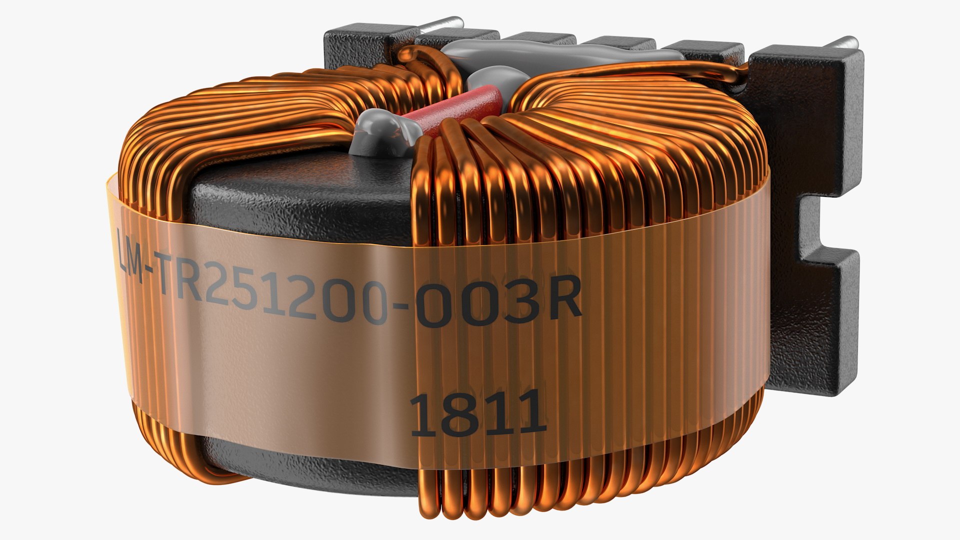 3D Common Mode Choke Filter Model - TurboSquid 1664959