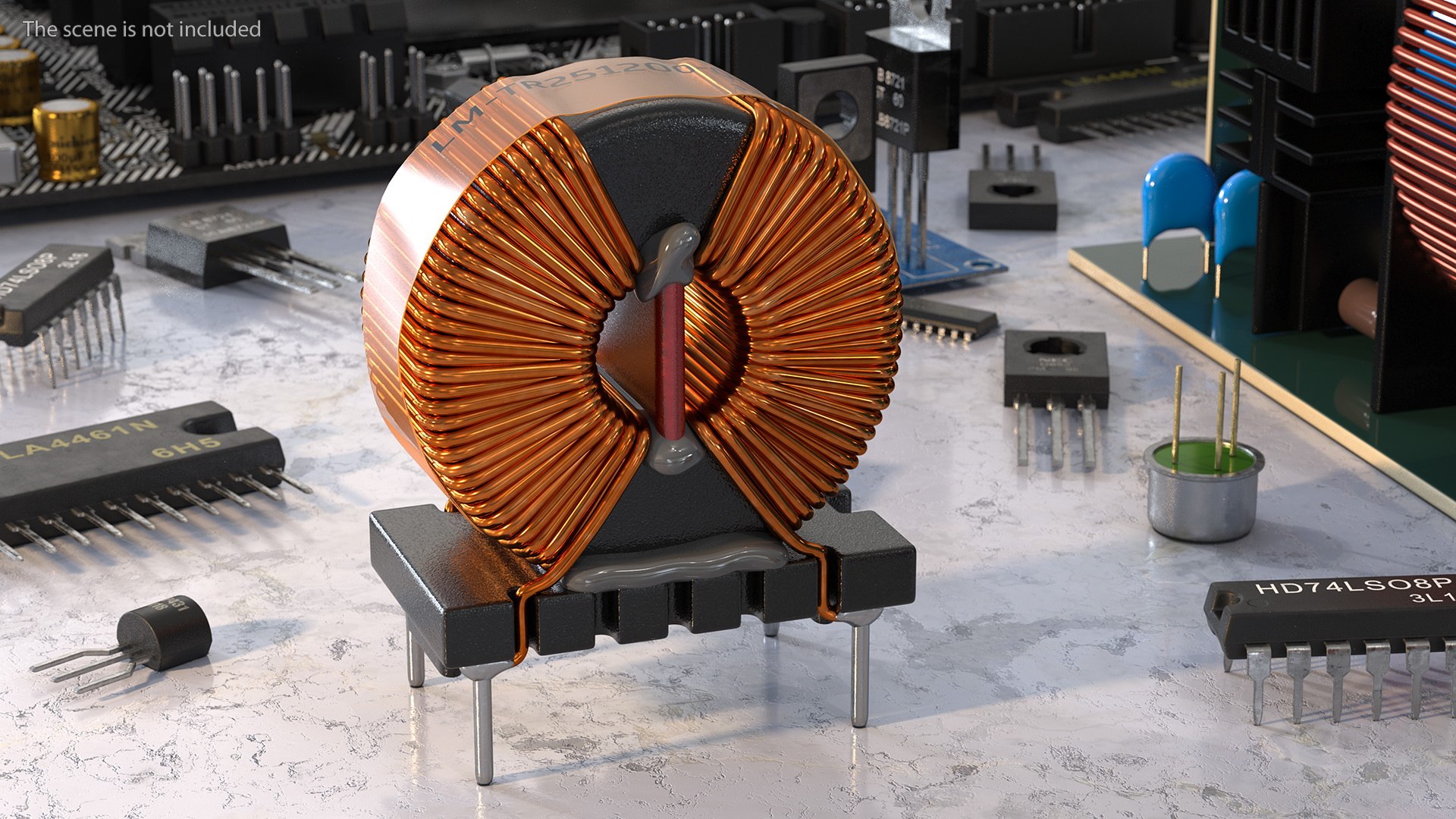 3D Common Mode Choke Filter Model - TurboSquid 1664959