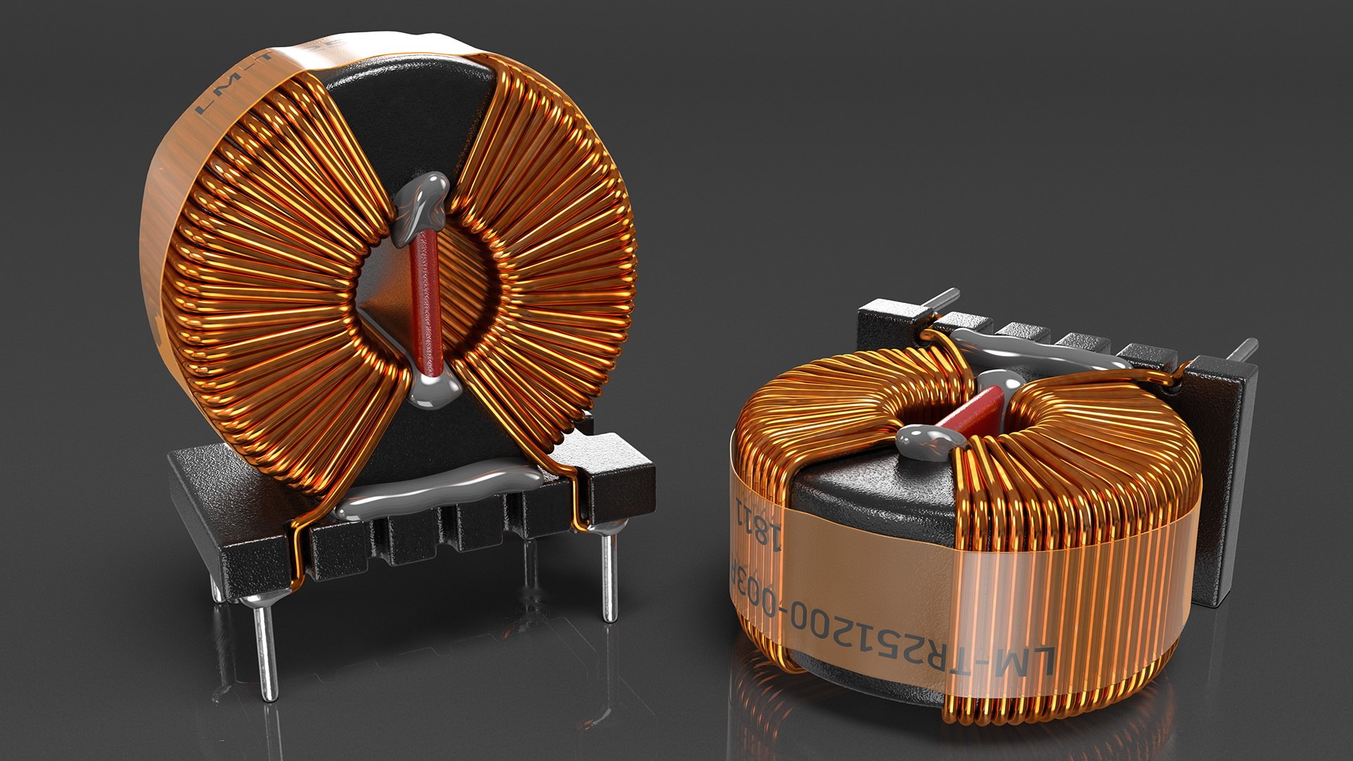 3D Common Mode Choke Filter Model - TurboSquid 1664959