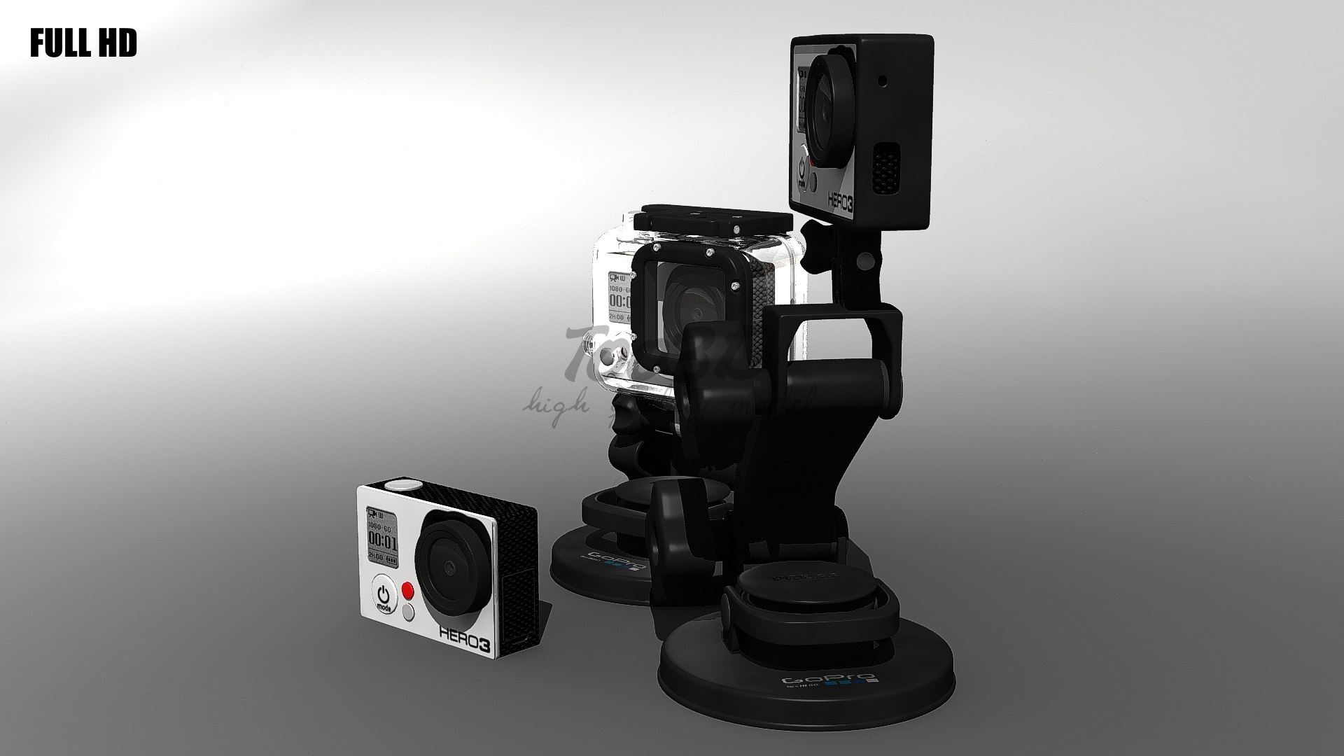 Gopro 3 Waterproof 3d Max