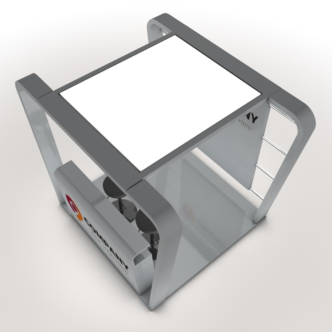 3 Fair Stand 3D Model - TurboSquid 1524417