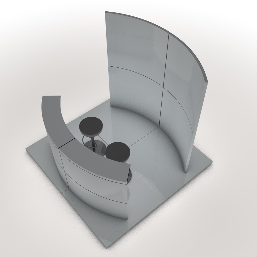 3 Fair Stand 3D Model - TurboSquid 1524417