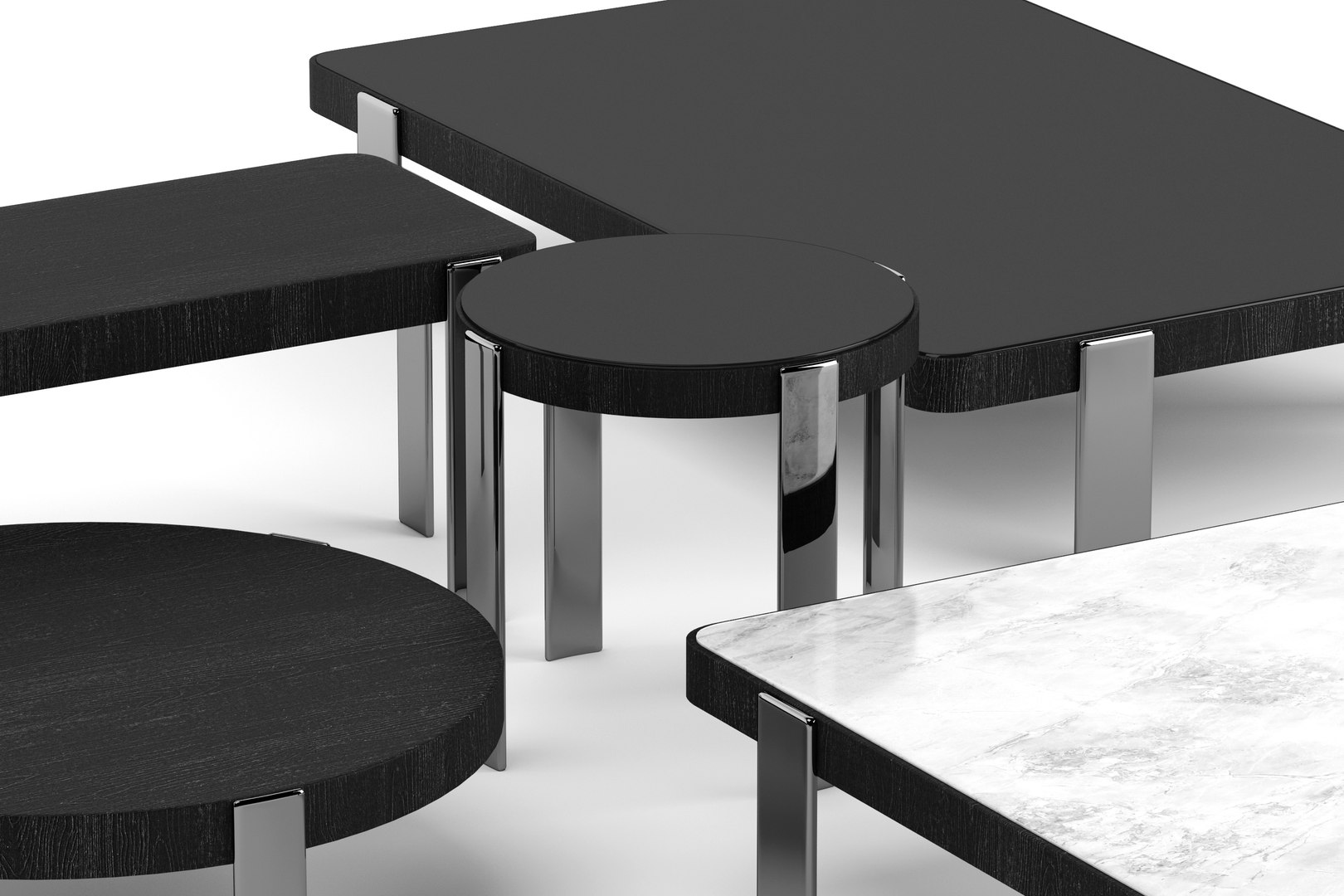 V-ray Mattia Minotti Coffee Tables 3D Model - TurboSquid 1596112