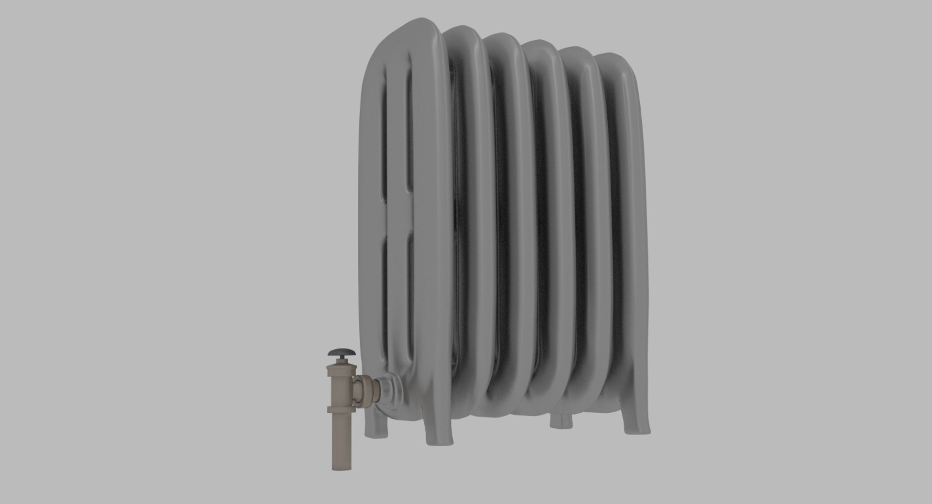 3d Traditional Steam Radiator Model