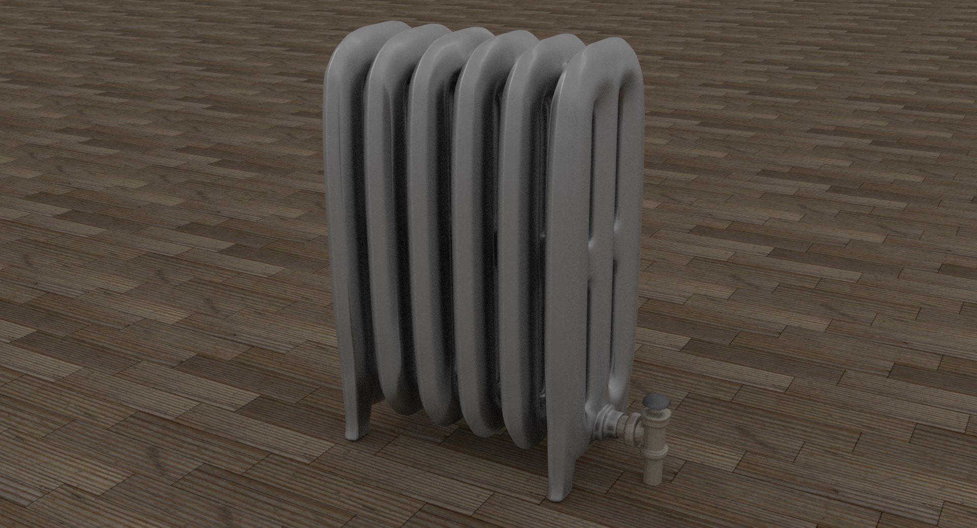 3d Traditional Steam Radiator Model