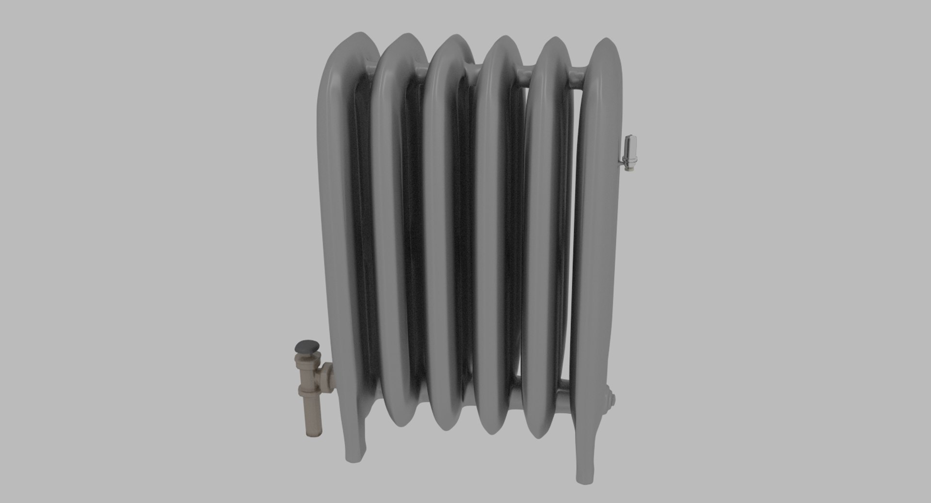 3d Traditional Steam Radiator Model