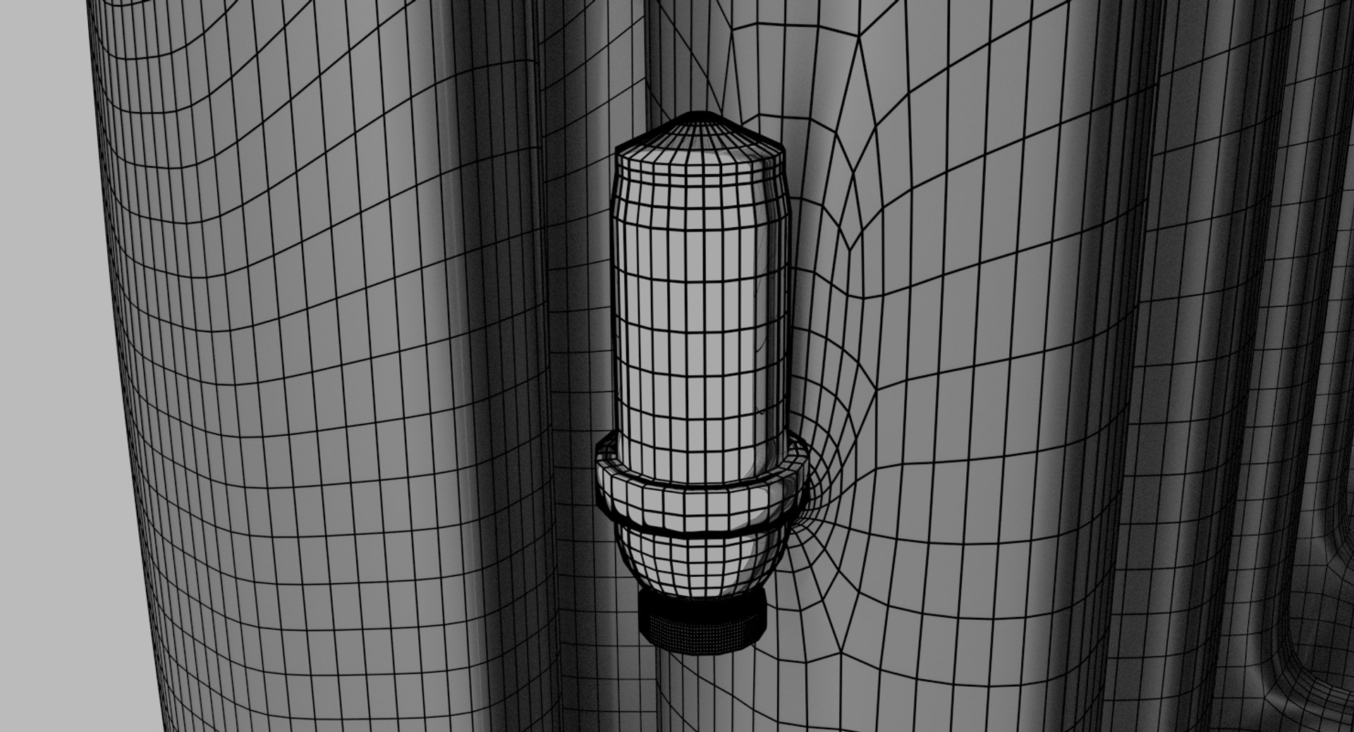 3d Traditional Steam Radiator Model